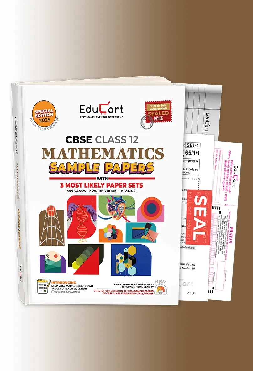 Educart CBSE Math Class 12 Sample Paper 2024-25 book Educart CBSE Math Class 12 Sample Paper 2024-25 book